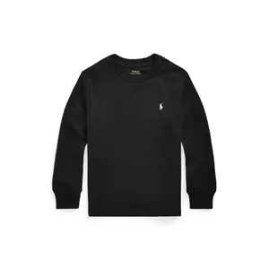 Ralph Lauren Cotton Jersey Long-sleeve Tee Black