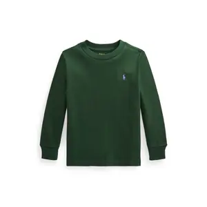 Ralph Lauren Cotton Jersey Long-sleeve Tee College Green