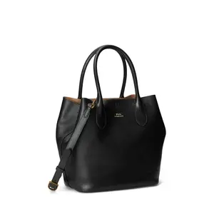 Ralph Lauren Bellport Leather Medium Tote