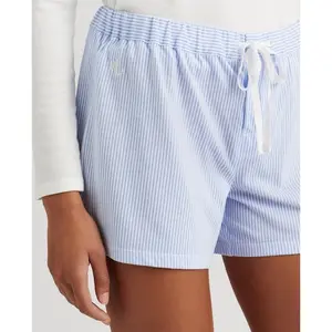 Ralph Lauren Striped Cotton-blend Sleep Short - Blue Stripe