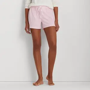Ralph Lauren Striped Cotton-blend Sleep Short - Pink Stripe
