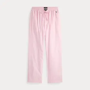 Ralph Lauren Striped Cotton Pajama Pant Pink Stripe