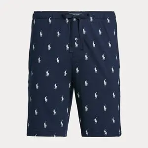 Ralph Lauren Polo Pony Pajama Short Andover Heather/navy
