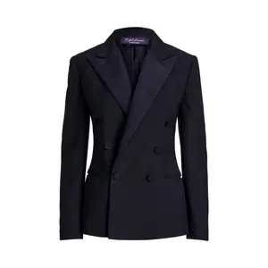 Ralph Lauren Callahan Wool Barathea Tuxedo Jacket Rl Navy