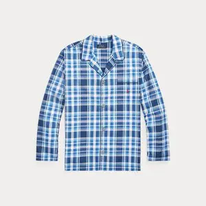 Ralph Lauren Plaid Pajama Shirt Monroe Plaid