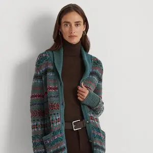 Ralph Lauren Fair Isle Wool-Blend Cardigan Multi