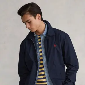 Ralph Lauren Bayport Poplin Jacket Aviator Navy