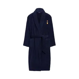 Ralph Lauren Polo Bear Terry Robe Cruise Navy