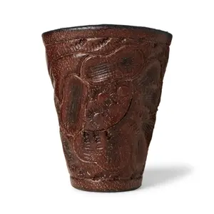 Ralph Lauren Hand-tooled Leather Bandanna Slider