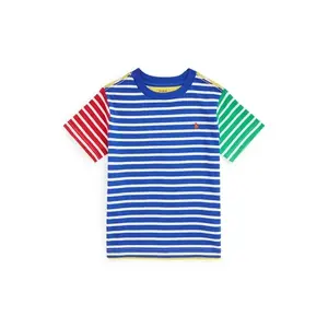 Ralph Lauren Striped Cotton Jersey Tee Sapphire Star Multi