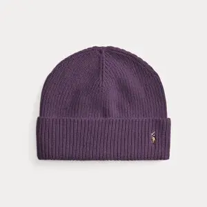 Ralph Lauren Signature Pony Wool-blend Beanie - Juneberry