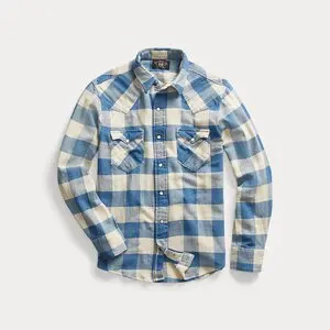 Men's Slim Fit Plaid Western Shirts