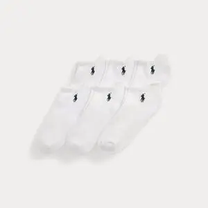 Ralph Lauren Ankle Sock 6-pack - Whte