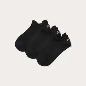 Ralph Lauren Microfiber Sport Sock 3-pack - Black
