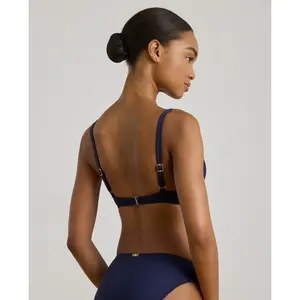 Ralph Lauren Ruffle-trim V-neck Bikini Top