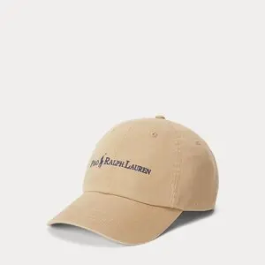 Ralph Lauren Cotton Twill Cap - Cafe Tan
