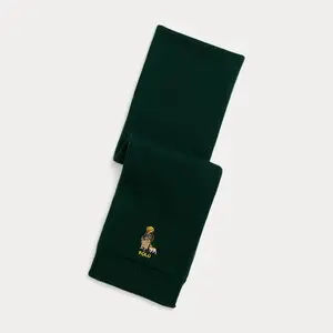 Ralph Lauren Polo Bear Cotton Scarf - Moss Agate