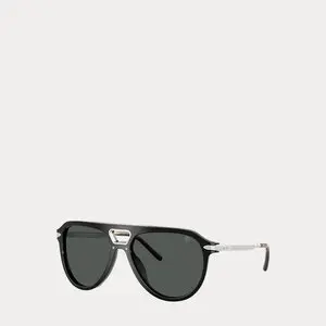 Ralph Lauren Automotive Pilot Sunglasses - Black