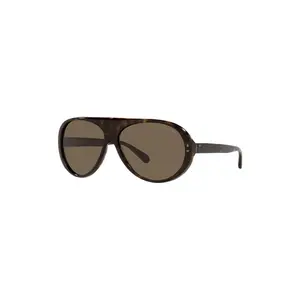 Ralph Lauren Automotive Pilot Sunglasses Shiny Dark Havana