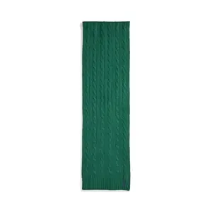 Ralph Lauren Cable-knit Wool-cashmere Scarf