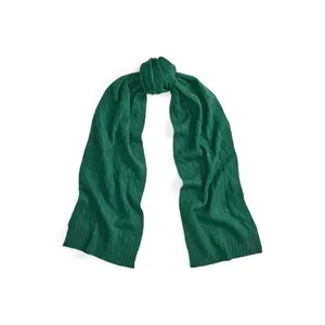 Ralph Lauren Cable-knit Wool-cashmere Scarf