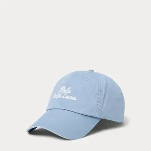 Ralph Lauren Ralph Lauren Embroidered Twill Ball Cap Vessel Blue