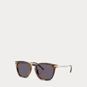Ralph Lauren Automotive Square Sunglasses Antique Havana