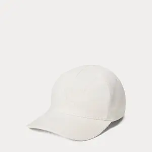 Ralph Lauren Monogram Twill Cap - Classic Cream