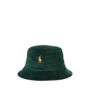 Ralph Lauren Ralph Lauren Corduroy Bucket Hat College Green