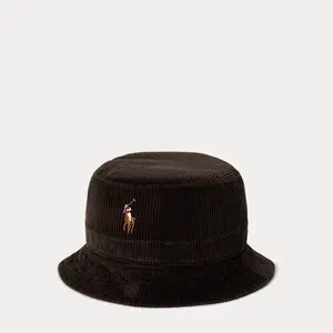 Ralph Lauren Corduroy Bucket Hat - Madison Brown
