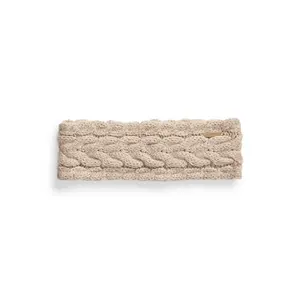Ralph Lauren Cable-knit Headband - Oatmeal Heather