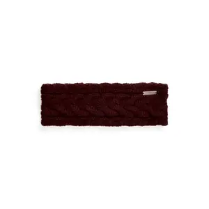 Ralph Lauren Cable-knit Headband Pinot Noir