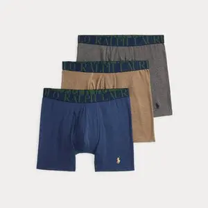 Ralph Lauren Stretch Cotton Boxer Brief 3-pack Multi