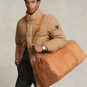 Ralph Lauren Ralph Lauren Heritage Leather Duffle Tan