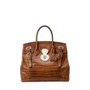 Ralph Lauren Ricky 33 Alligator Bag - Honey