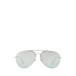 Ralph Lauren Ralph Lauren Mirrored Aviator Sunglasses Silver