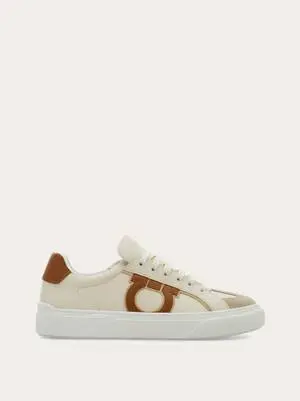 FERRAGAMO Gancini Sneaker - Beige