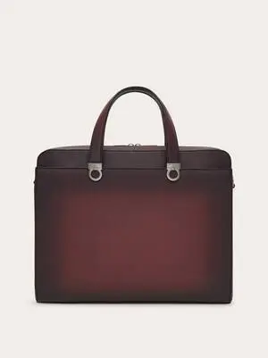 FERRAGAMO Gancini Briefcase - Red