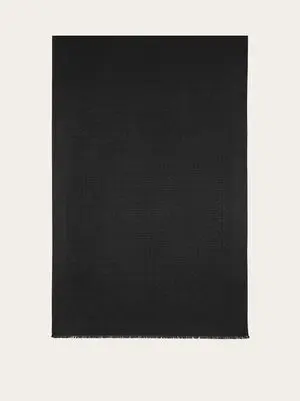 FERRAGAMO Gancini Stole - Black