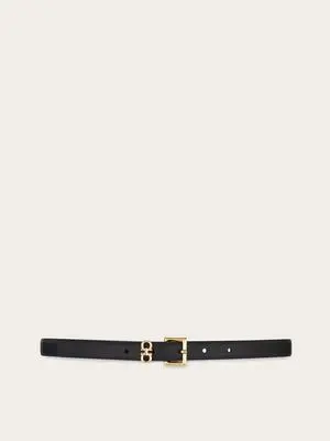 FERRAGAMO Fixed Gancini Belt - Black
