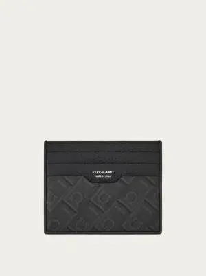 FERRAGAMO Credit Card Holder - Black