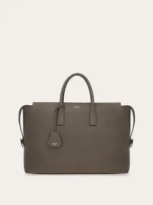 FERRAGAMO Gancini Tote Bag - Grey