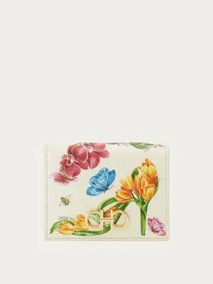 FERRAGAMO Gancini Compact Wallet Multicolor