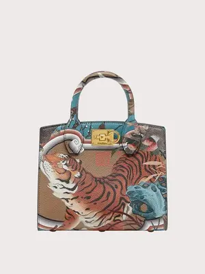 FERRAGAMO Studio Box Bag Multicolor