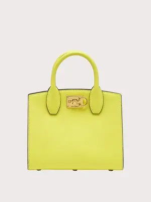 FERRAGAMO Studio Box Bag Yellow