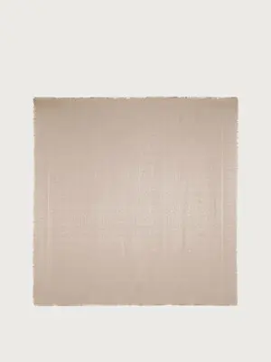 FERRAGAMO Gancini Shawl Beige