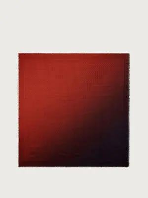 FERRAGAMO Gancini Shawl Red