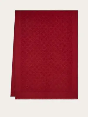 FERRAGAMO Gancini Shawl - Red