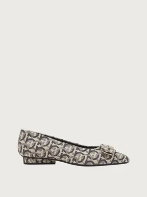 FERRAGAMO Viva Bow Ballet Flat Beige