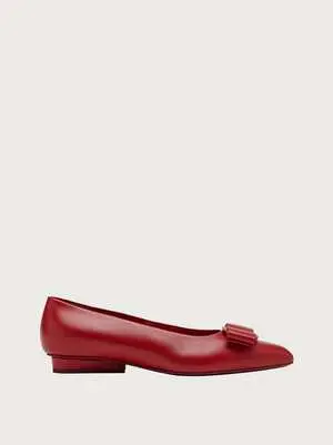 FERRAGAMO Viva Bow Ballet Flat Red